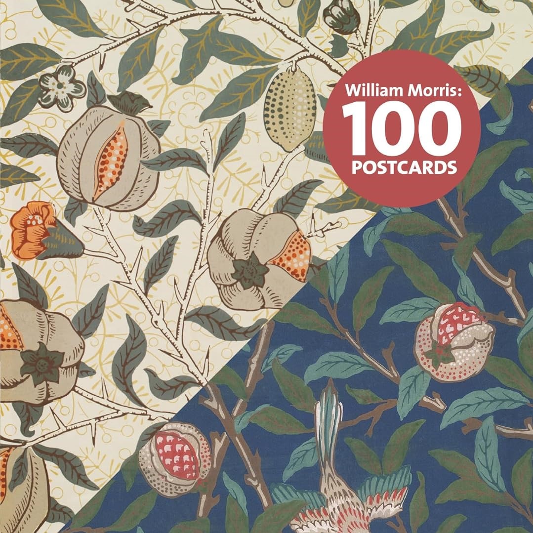 מארז מאה גלויות William Morris / William Morris - המגדלור ספרים מוצרי נייר וחפצים